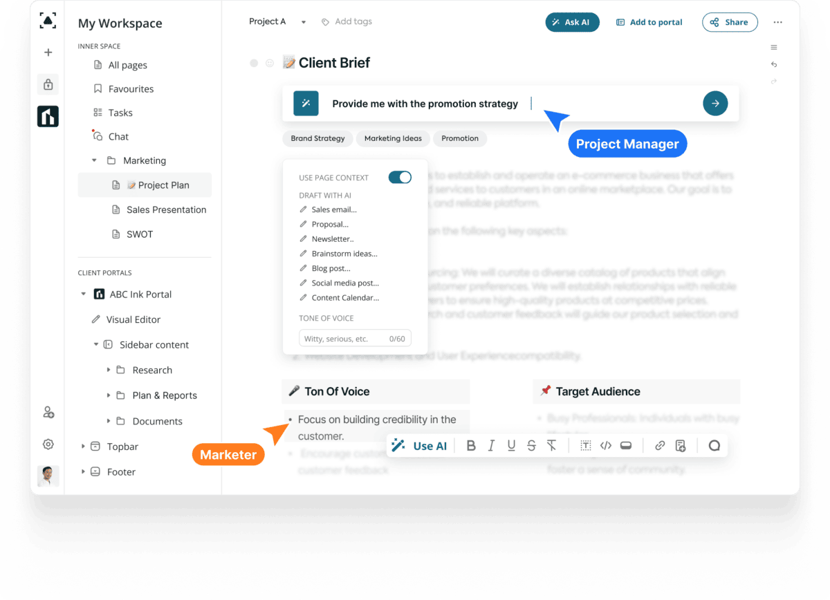 AI assistant in your working hub - FuseBase AI assistant in your working hub - FuseBase