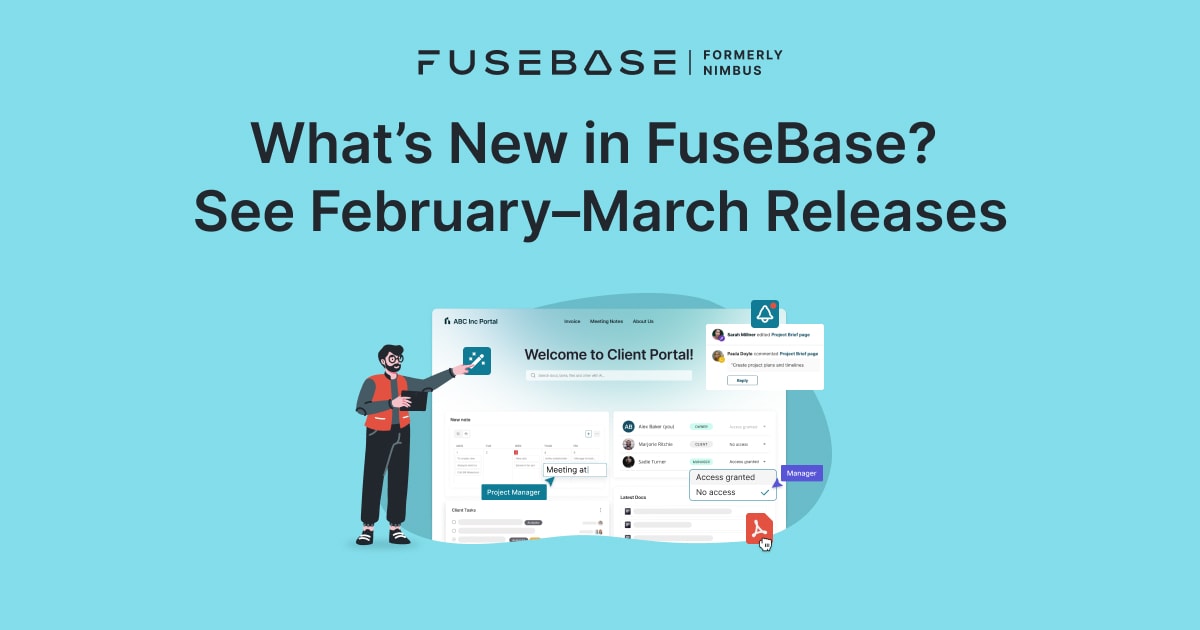 FuseBase Updates: Amazing Features for Client Portals & More - FuseBase FuseBase Updates: Amazing Features for Client Portals & More - FuseBase