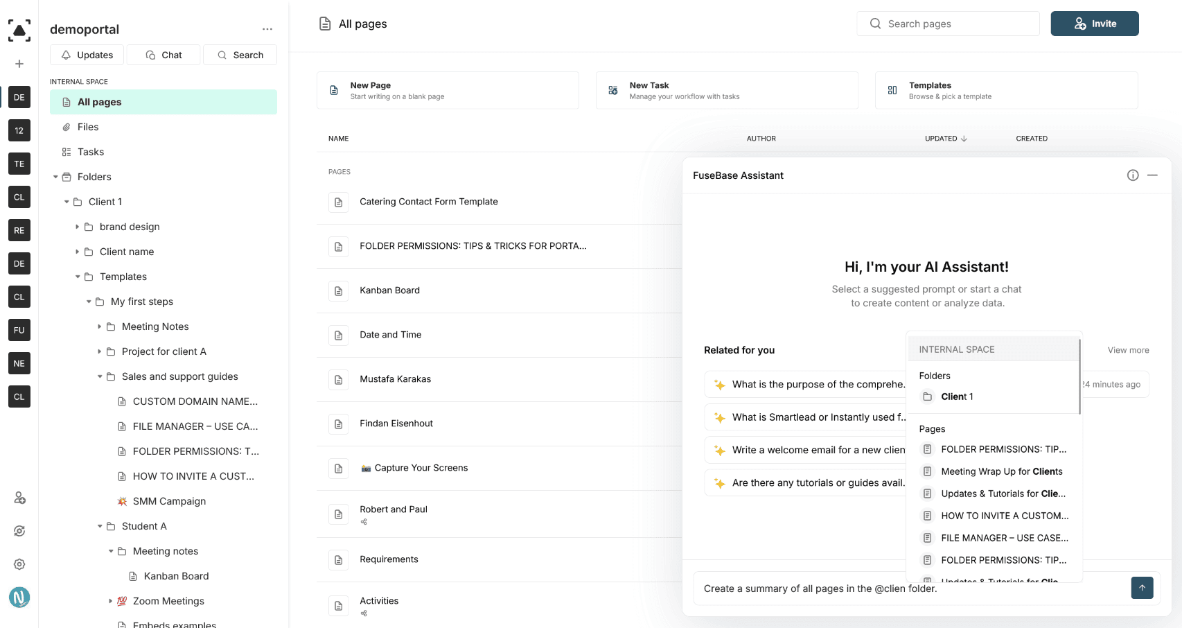 AI Assistant - Quick Guide - FuseBase (Formerly Nimbus) AI Assistant - Quick Guide - FuseBase (Formerly Nimbus)